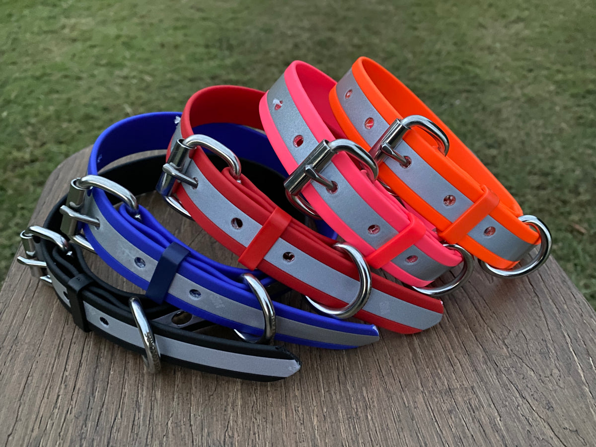 Reflective Safety Collar ORANGE – Coopers Collars