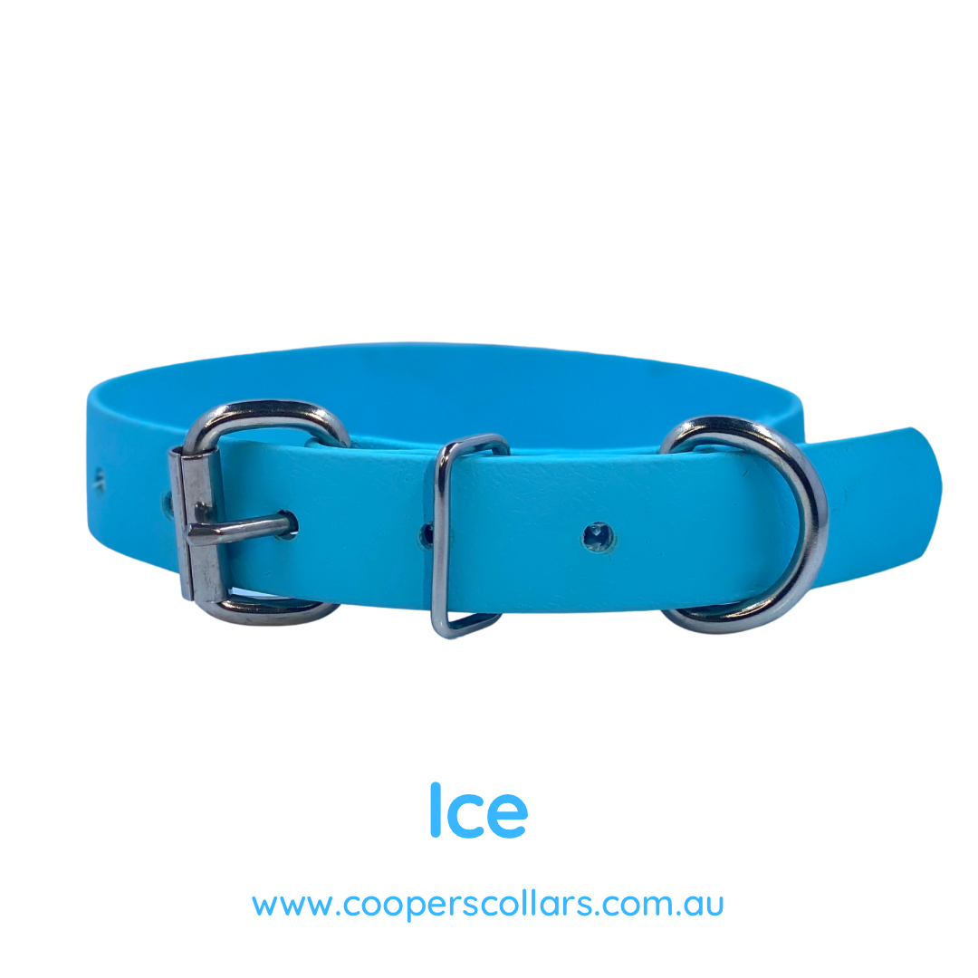 Ice Blue Dog Collar – Coopers Collars